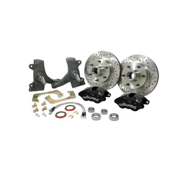CPP Modular Drop Spindle Front Brake Kit, 12" Rotors, 1973-87 C10 - 7387SWBK-5WWB
